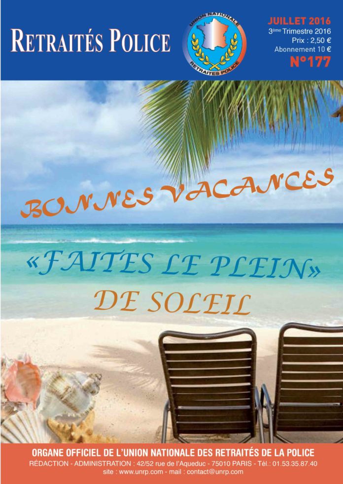 N°177 - Juillet 2016 - UNRP